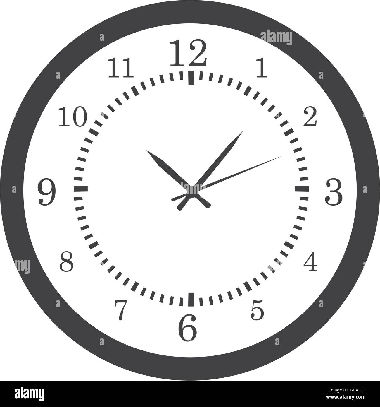 clock traditional time instrument icon. Vector graphic Stock Vector ...