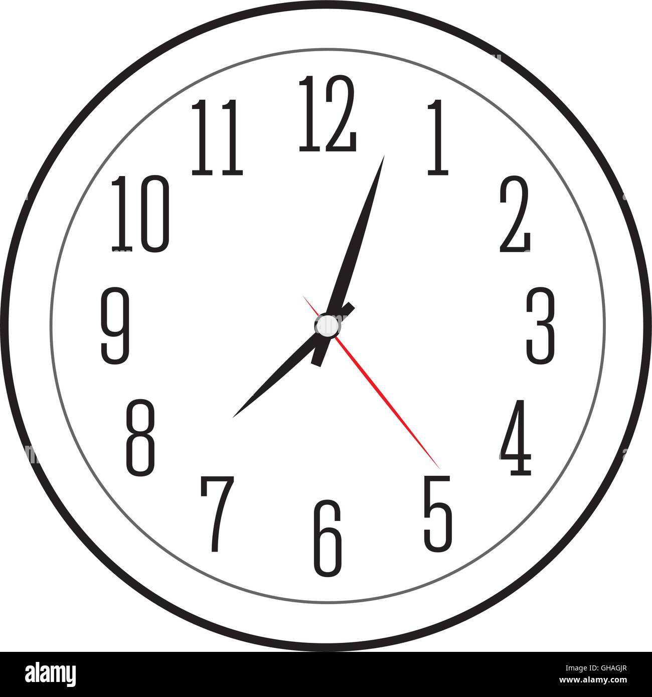 clock traditional time instrument icon. Vector graphic Stock Vector ...