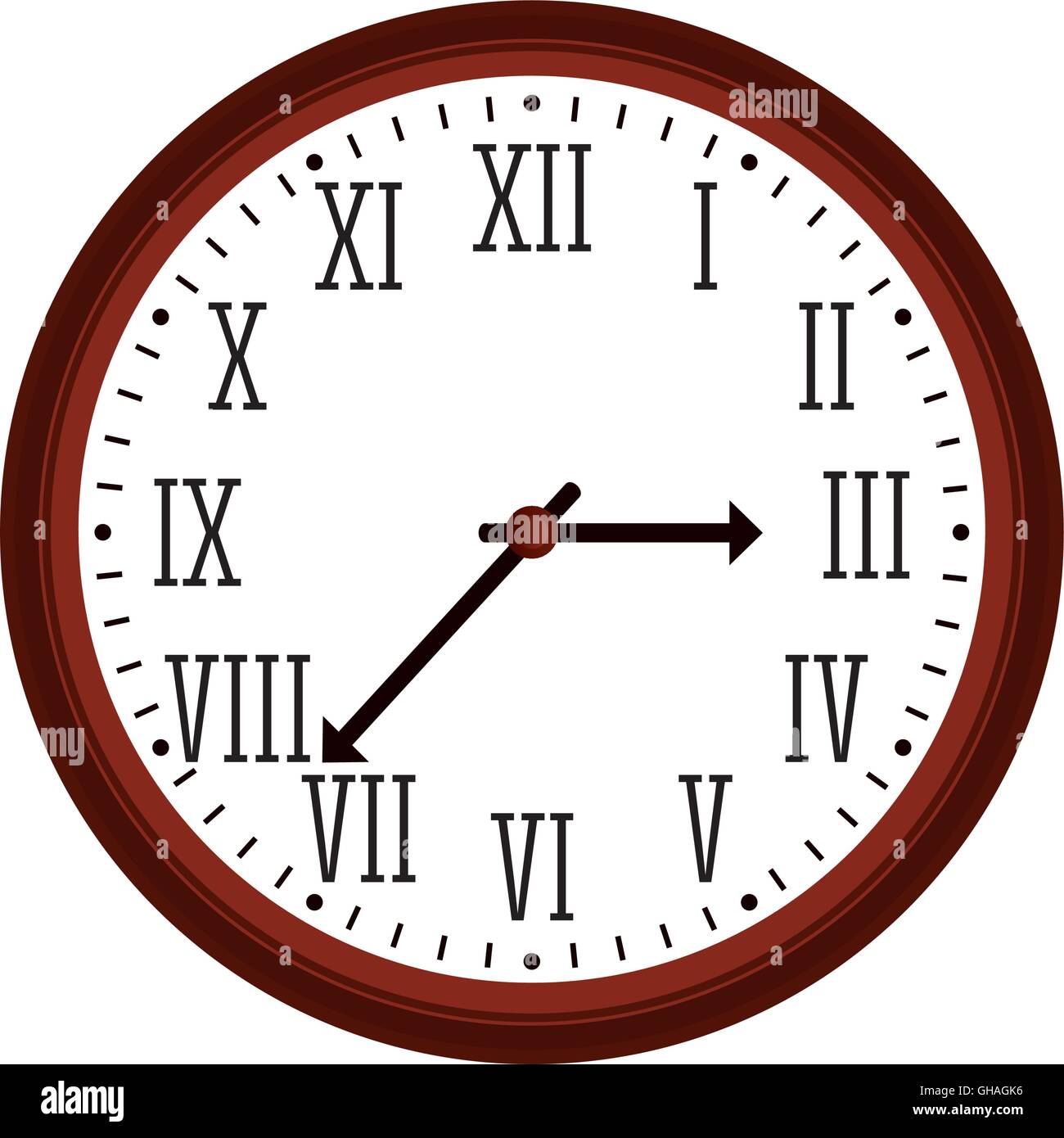 clock traditional time instrument icon. Vector graphic Stock Vector ...