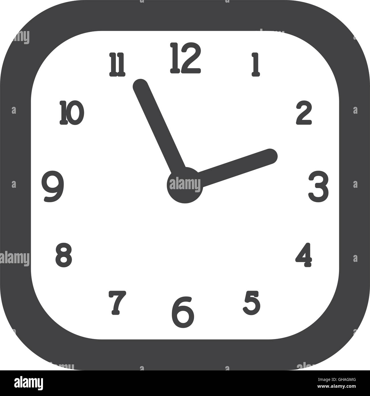 clock traditional time instrument icon. Vector graphic Stock Vector ...