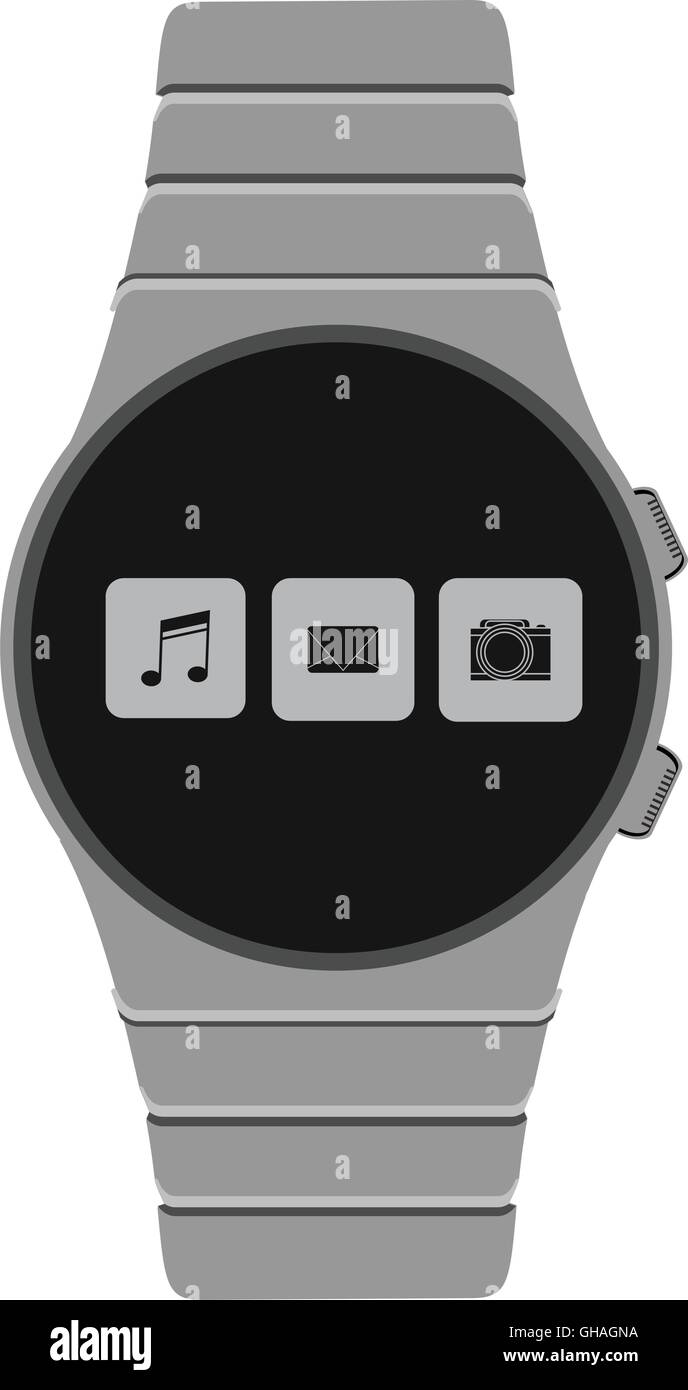 single smartwatch icon Stock Vector Image & Art - Alamy