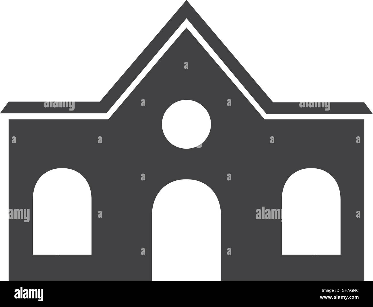 house home real estate building icon. Vector graphic Stock Vector Image ...