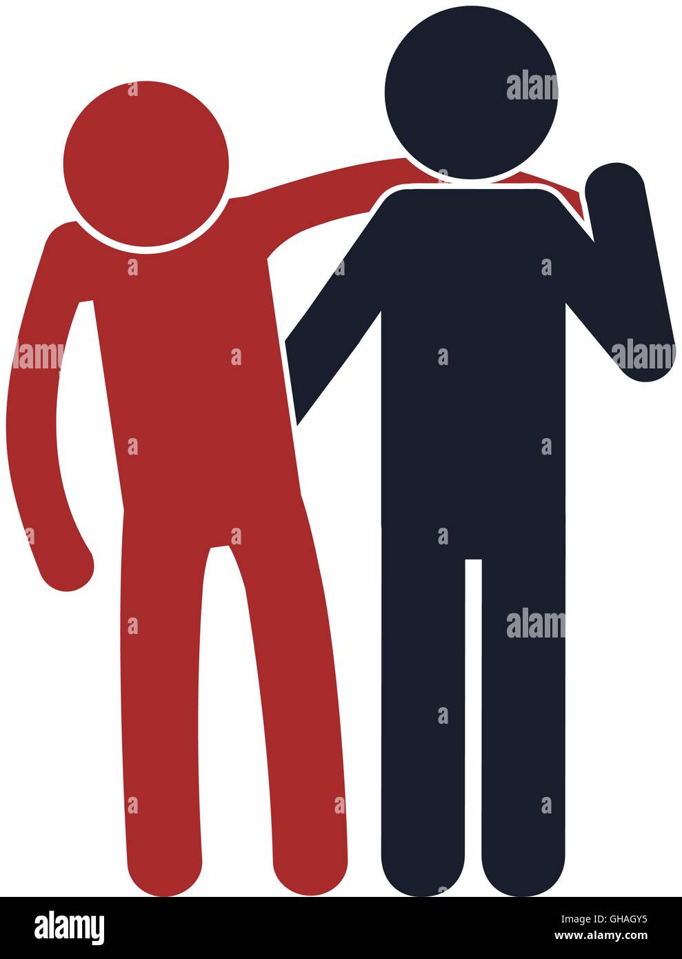 pictogram human help support icon. Vector graphic Stock Vector Image ...