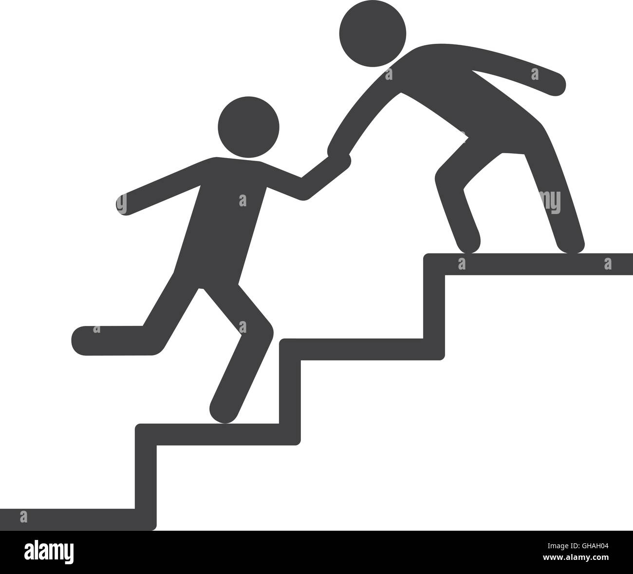 pictogram human help support icon. Vector graphic Stock Vector Image ...