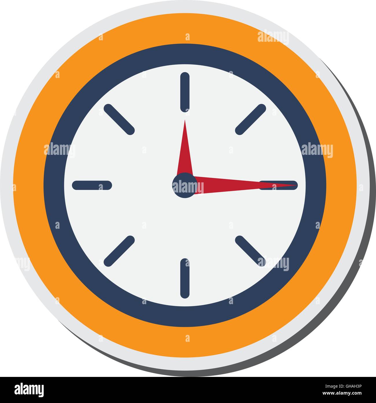 analog wall clock icon Stock Vector Image & Art - Alamy