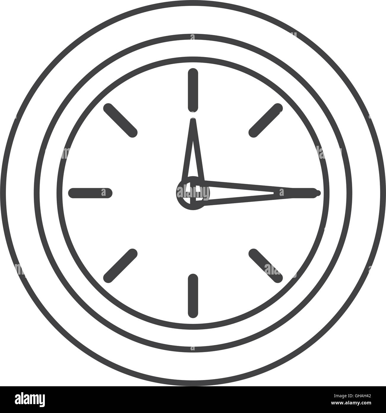 analog wall clock icon Stock Vector Image & Art - Alamy