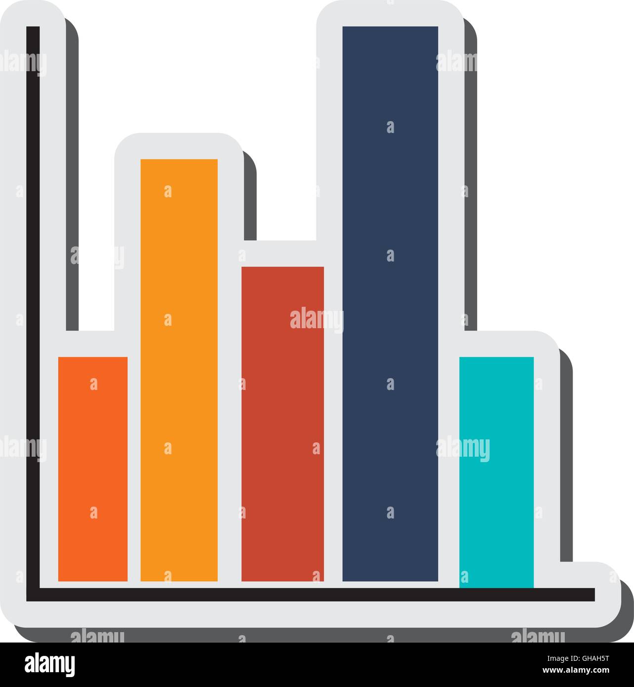 graph chart icon Stock Vector Image & Art - Alamy