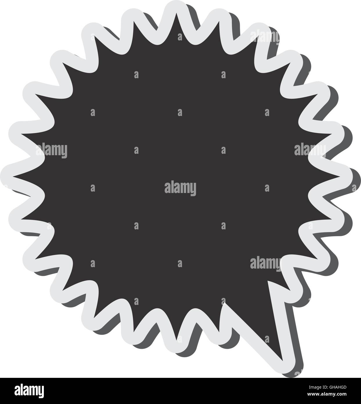 black conversation bubble icon Stock Vector Image & Art - Alamy