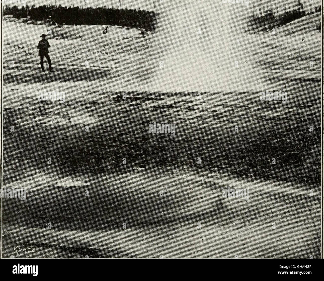 The 1902 edition of Haynes' Guide to Yellowstone Park, detailing the park's natural features ...