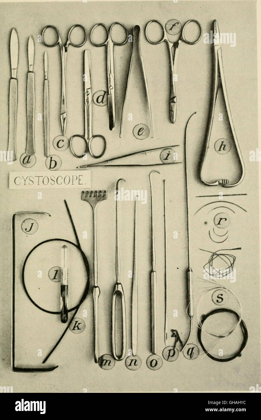 A medical illustration from 'Operative Surgery' (1899), showcasing ...