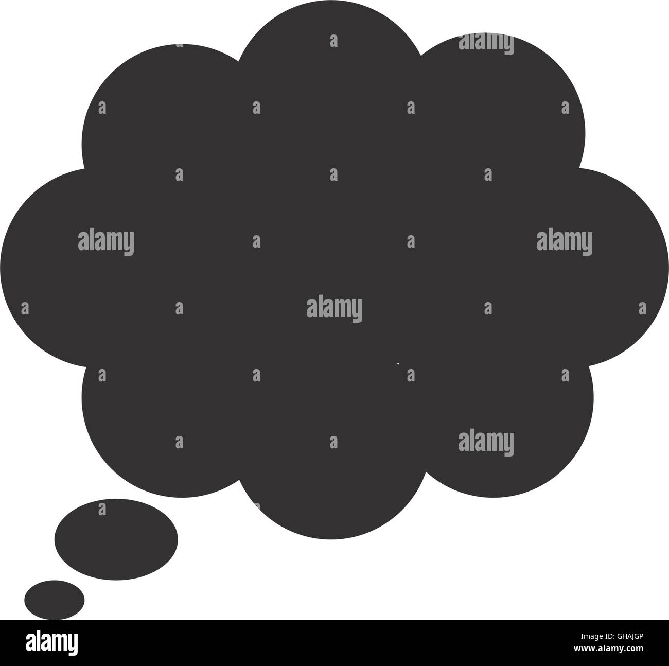 black conversation bubble icon Stock Vector Image & Art - Alamy