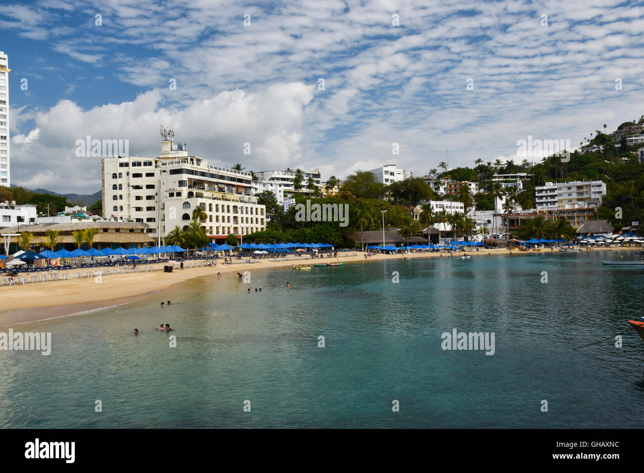 Playa Caleta beach, Acapulco, Mexico Stock Photo - Alamy