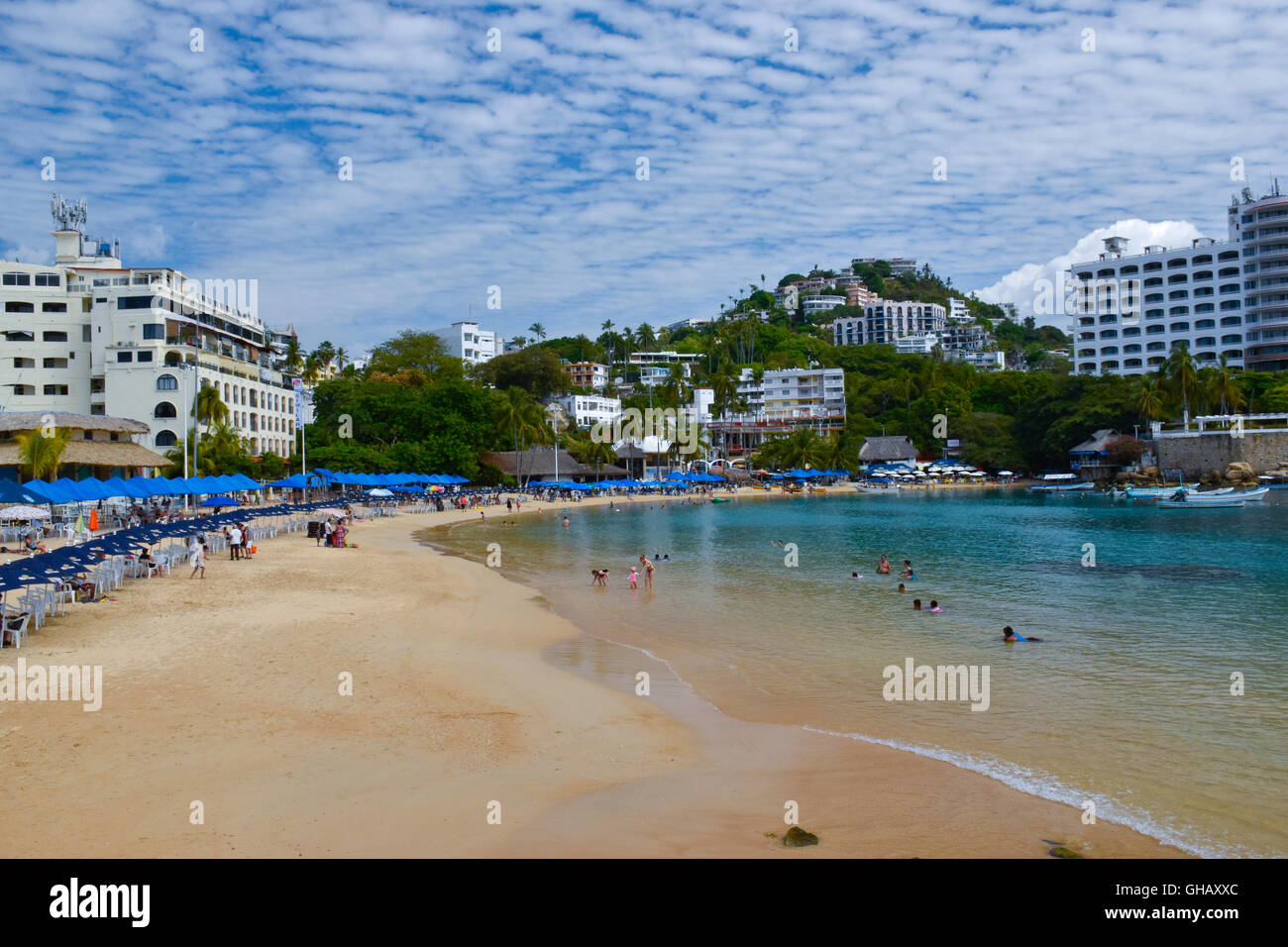 Playa Caleta beach, Acapulco, Mexico Stock Photo - Alamy
