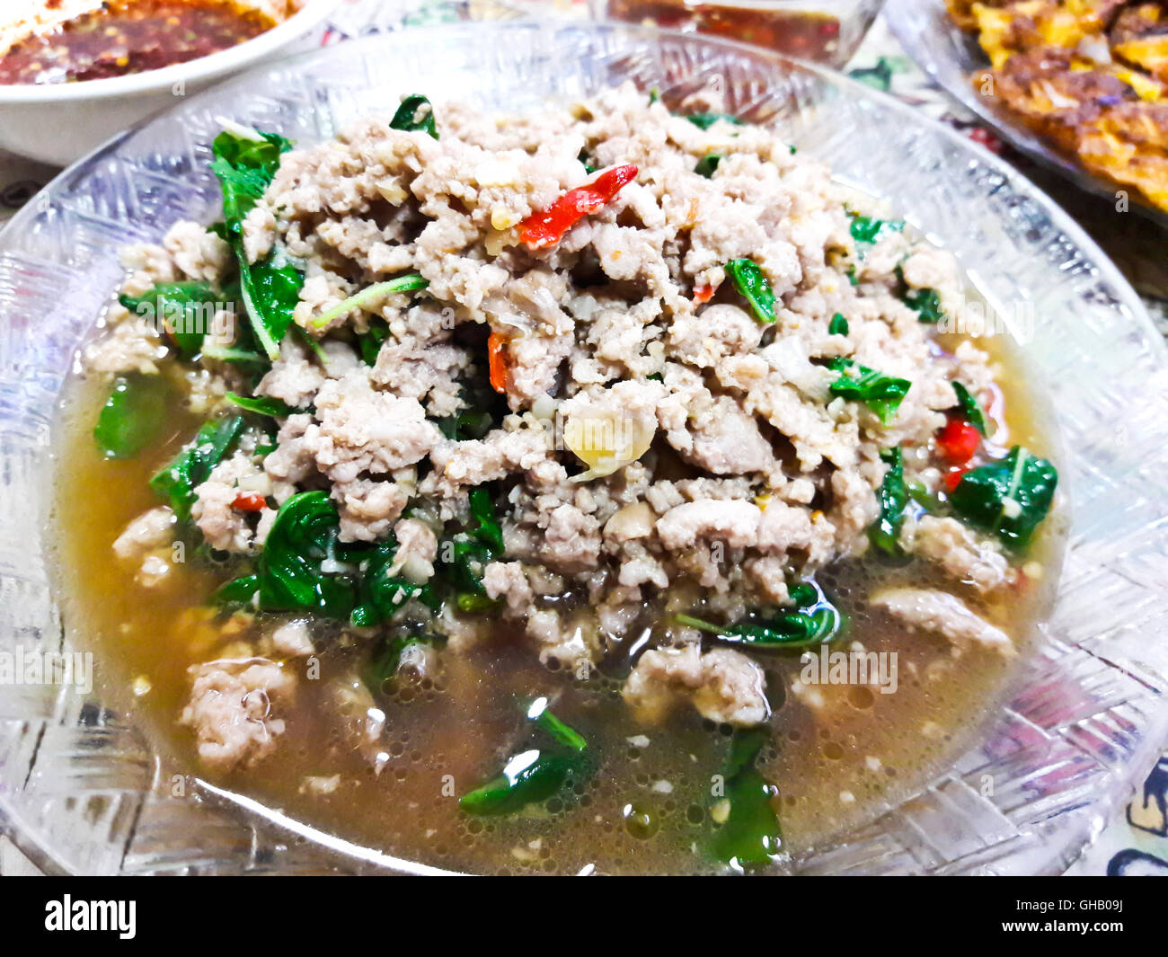 Chilli and basil hi-res stock photography and images - Alamy