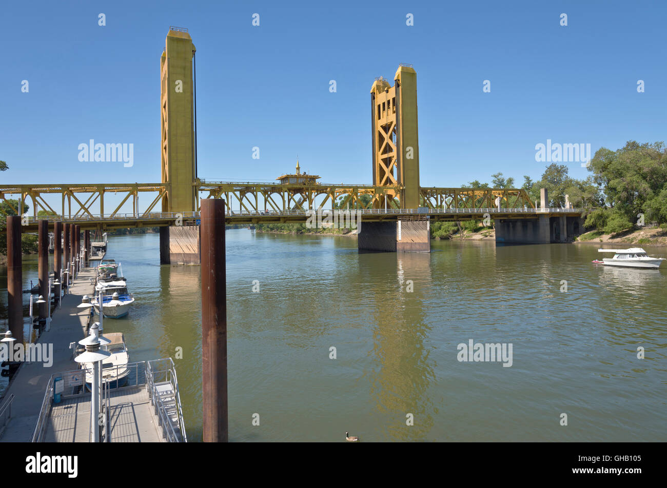Tower bridge sacramento california hi-res stock photography and images ...