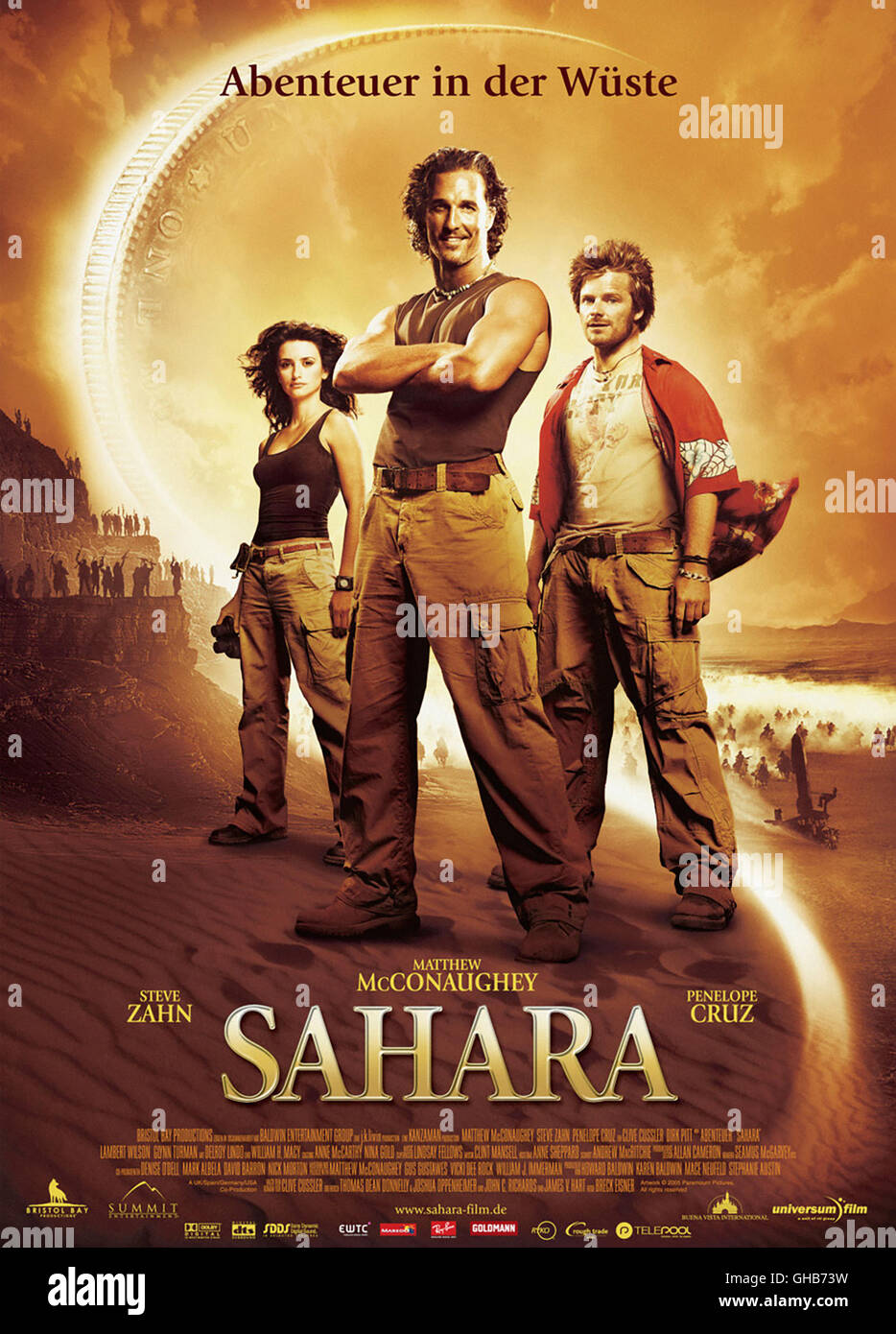 SAHARA USA/Spanien 2005 Breck Eisner Filmplakat Regie: Breck Eisner Stock Photo - Alamy