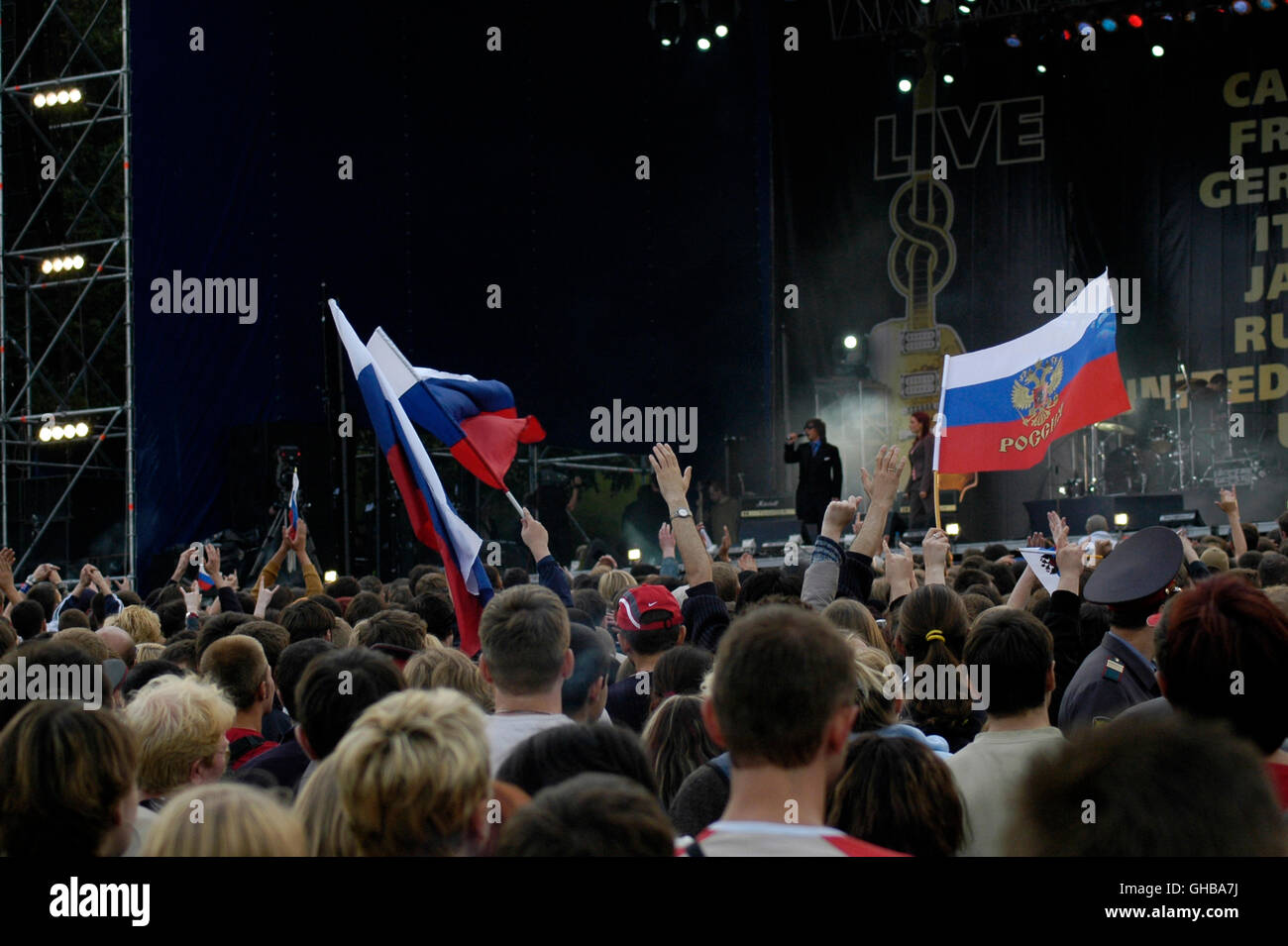 LIVE EIGHT CONCERT Russia, Moscow, LIVE8 concert, 2005-07-02 VOSTOCK ...