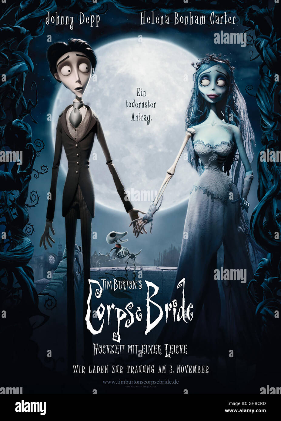 CORPSE BRIDE - HOCHZEIT MIT EINER LEICHE Corpse Bride UK 2005 Tim ...