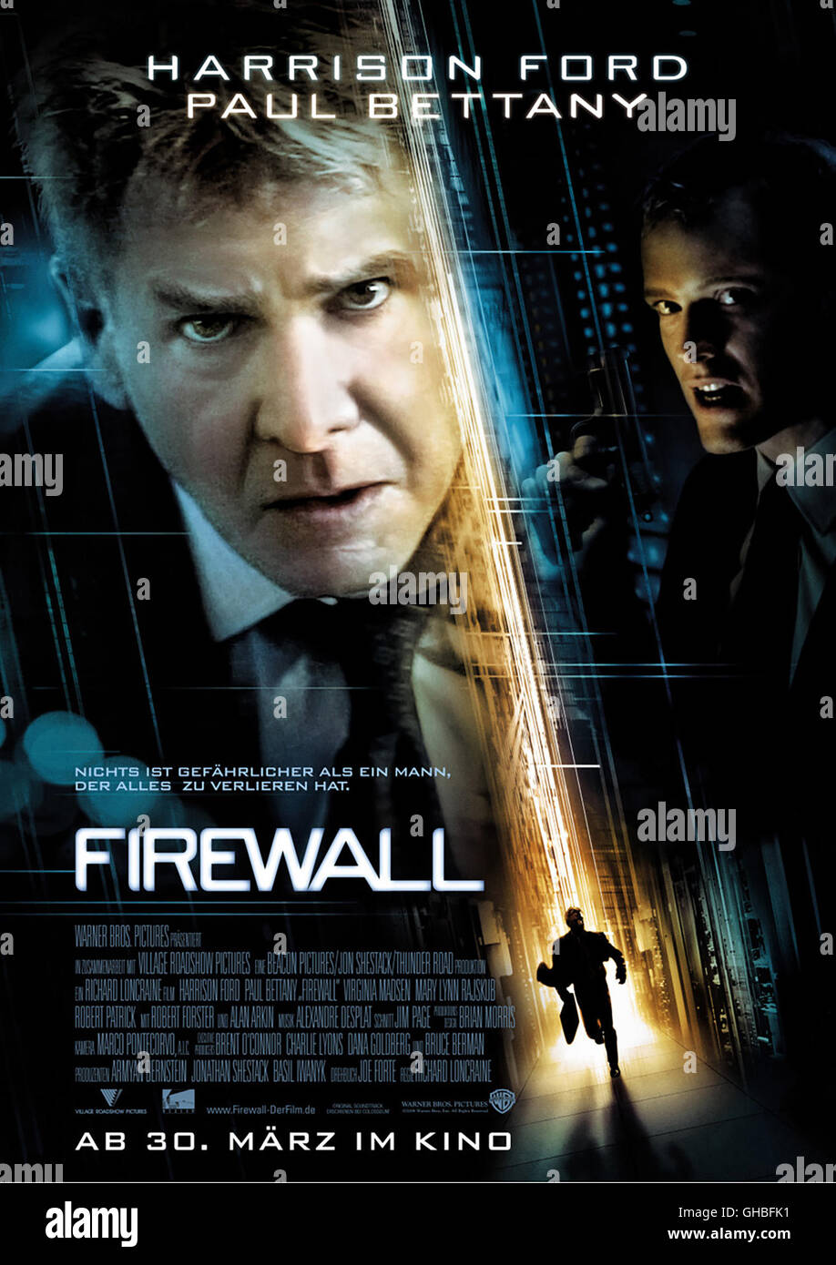 FIREWALL USA 2006 Richard Loncraine Filmplakat Regie: Richard Loncraine ...