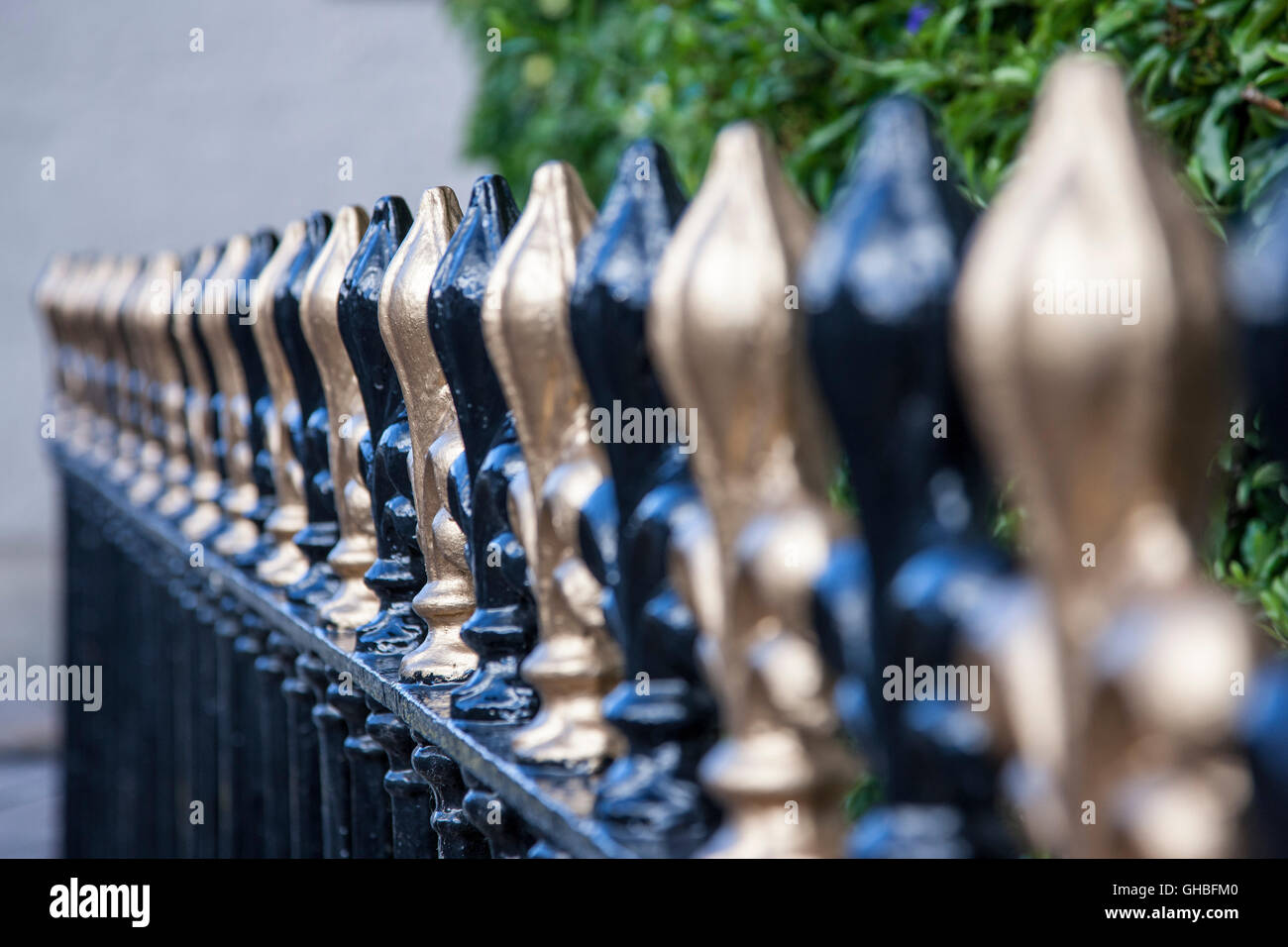 Gold railings hi-res stock photography and images - Alamy