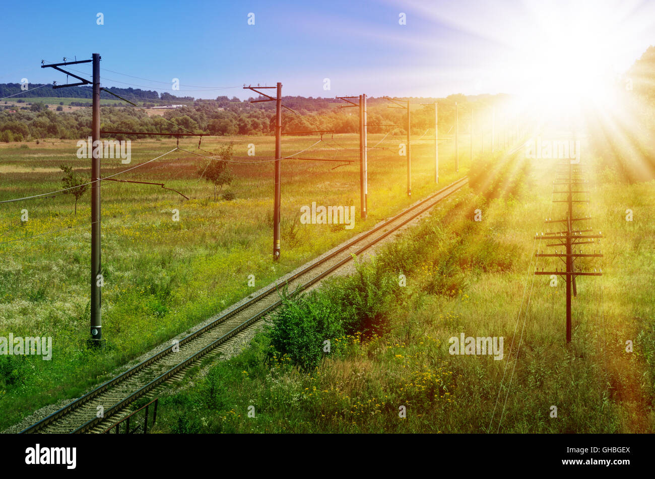 Curved railway hi-res stock photography and images - Alamy