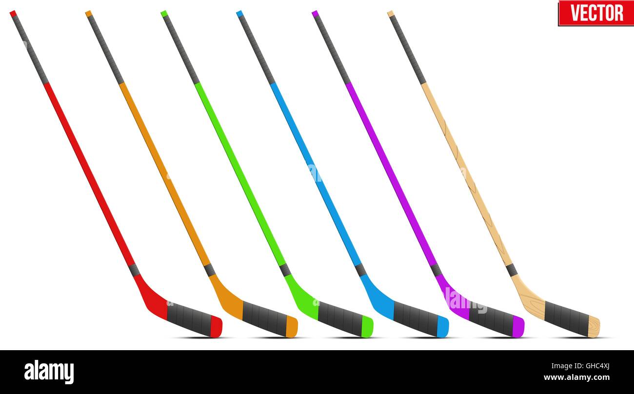 Ice Hockey sticks. Vector Stock Vector Image & Art - Alamy