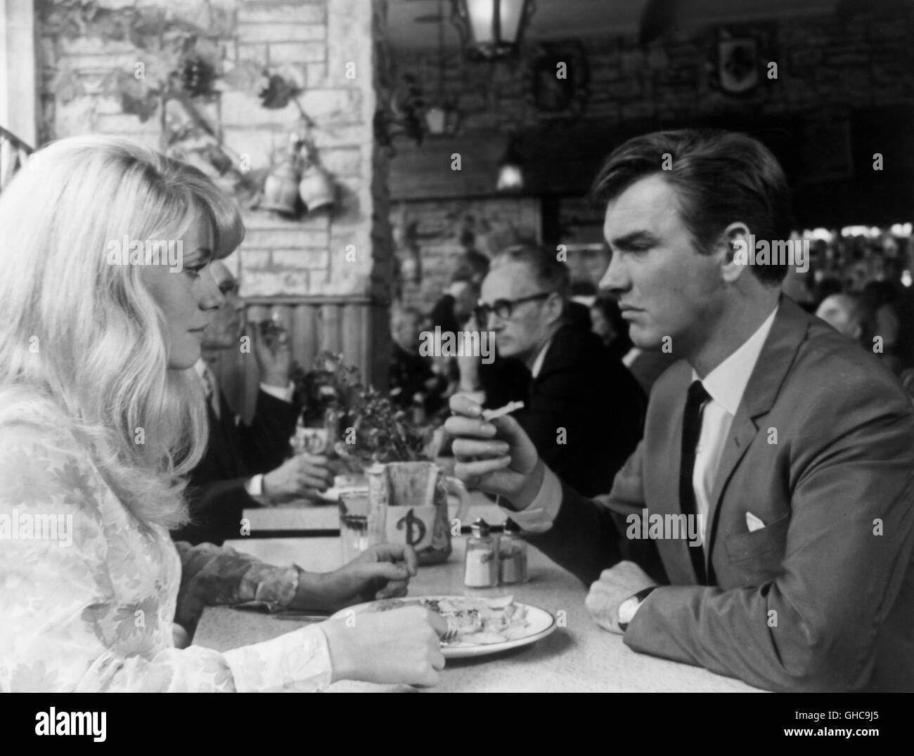 REPULSION UK 1965 Roman Polanski Carol Ledoux (CATHERINE DENEUVE) and ...