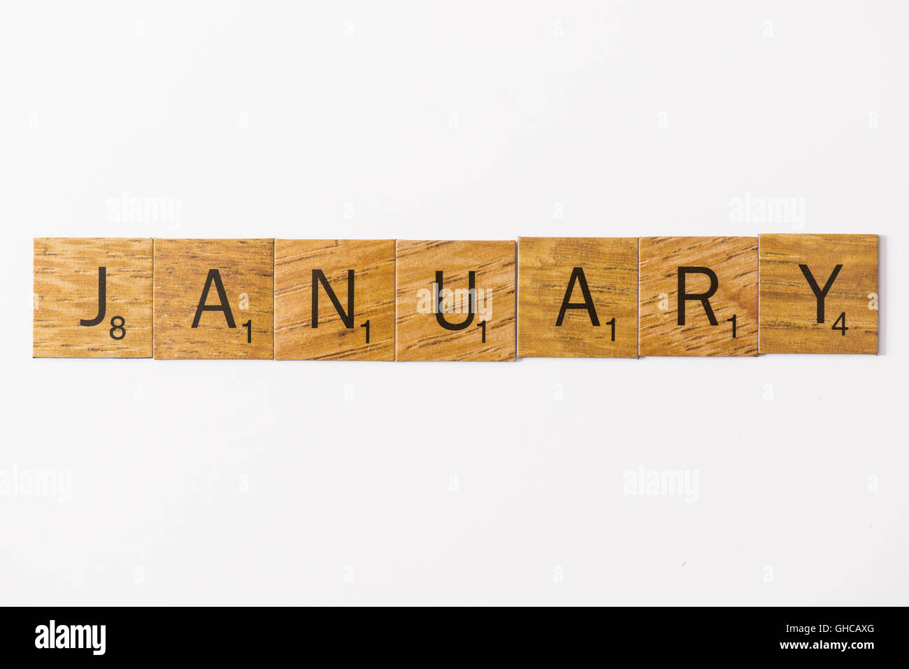 January word hi-res stock photography and images - Alamy