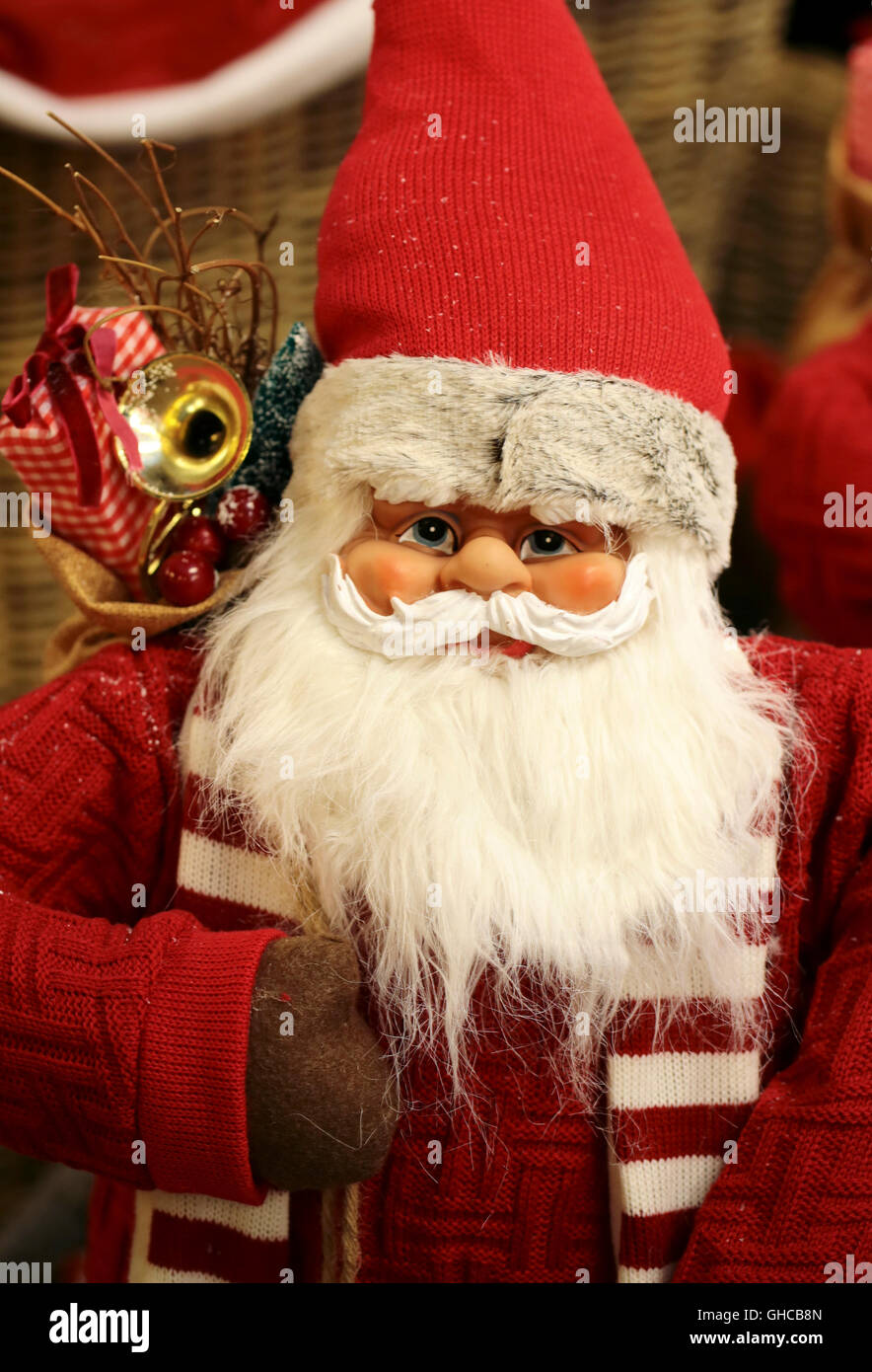 A Santa Claus doll Stock Photo - Alamy