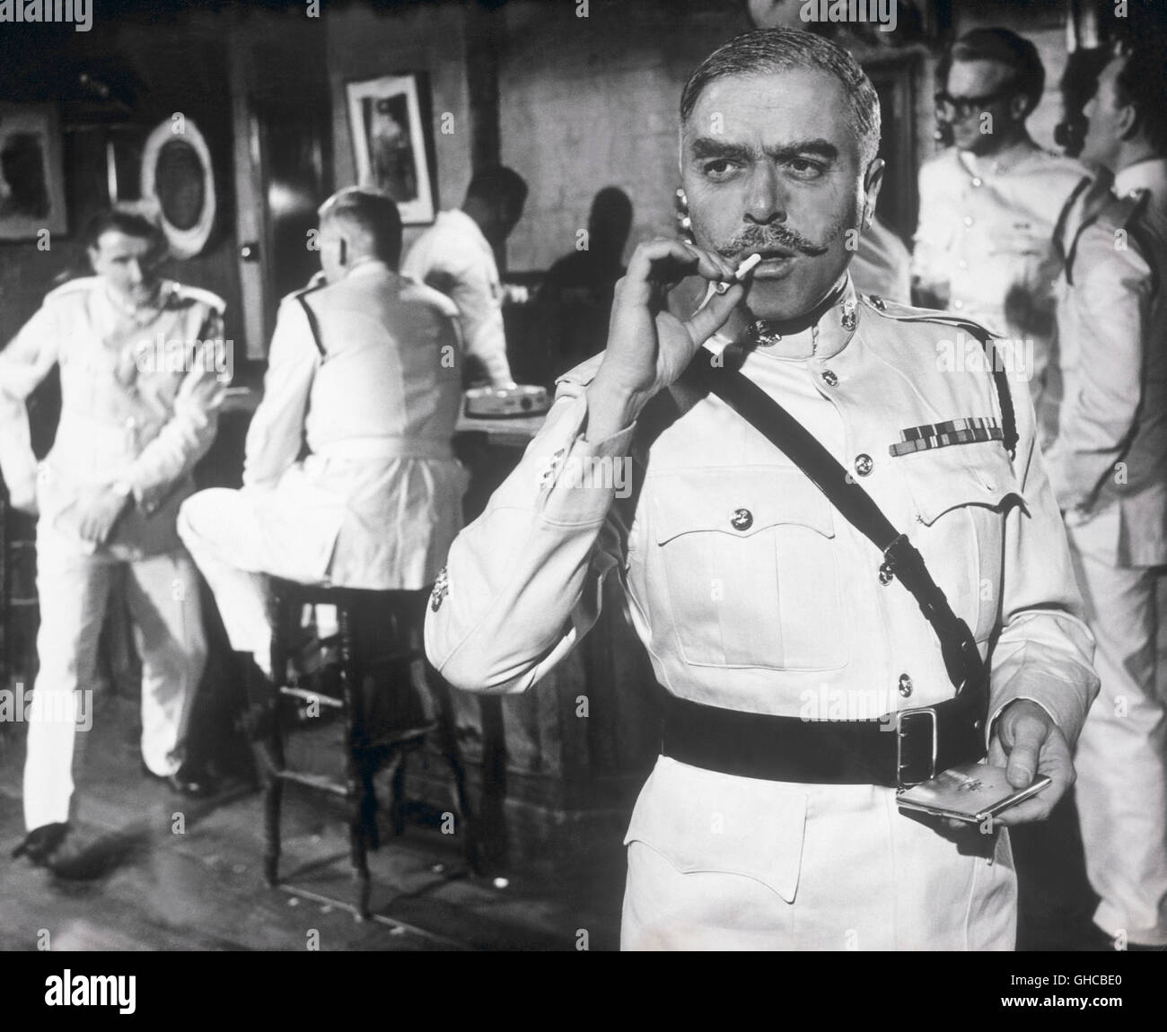 GUNS AT BATASI UK 1964 John Guillermin RICHARD ATTENBOROUGH as RSM ...