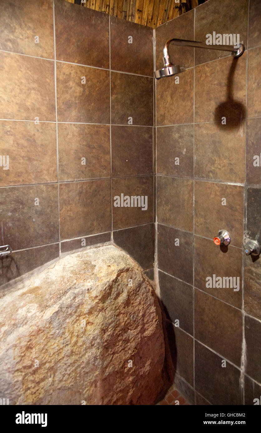 Resort shower hi-res stock photography and images - Alamy