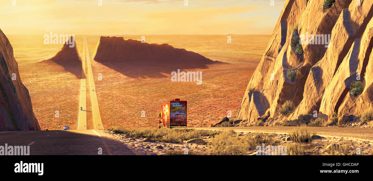 CARS USA 2006 John Lasseter Mack, McQueen's personal driver for long ...