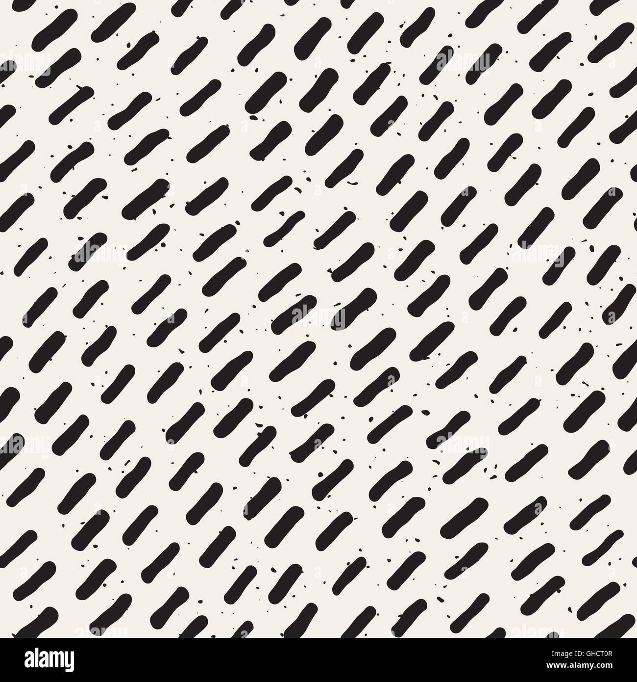 Vector Seamless Black And White Hand Drawn Diagonal Lines Grungy ...