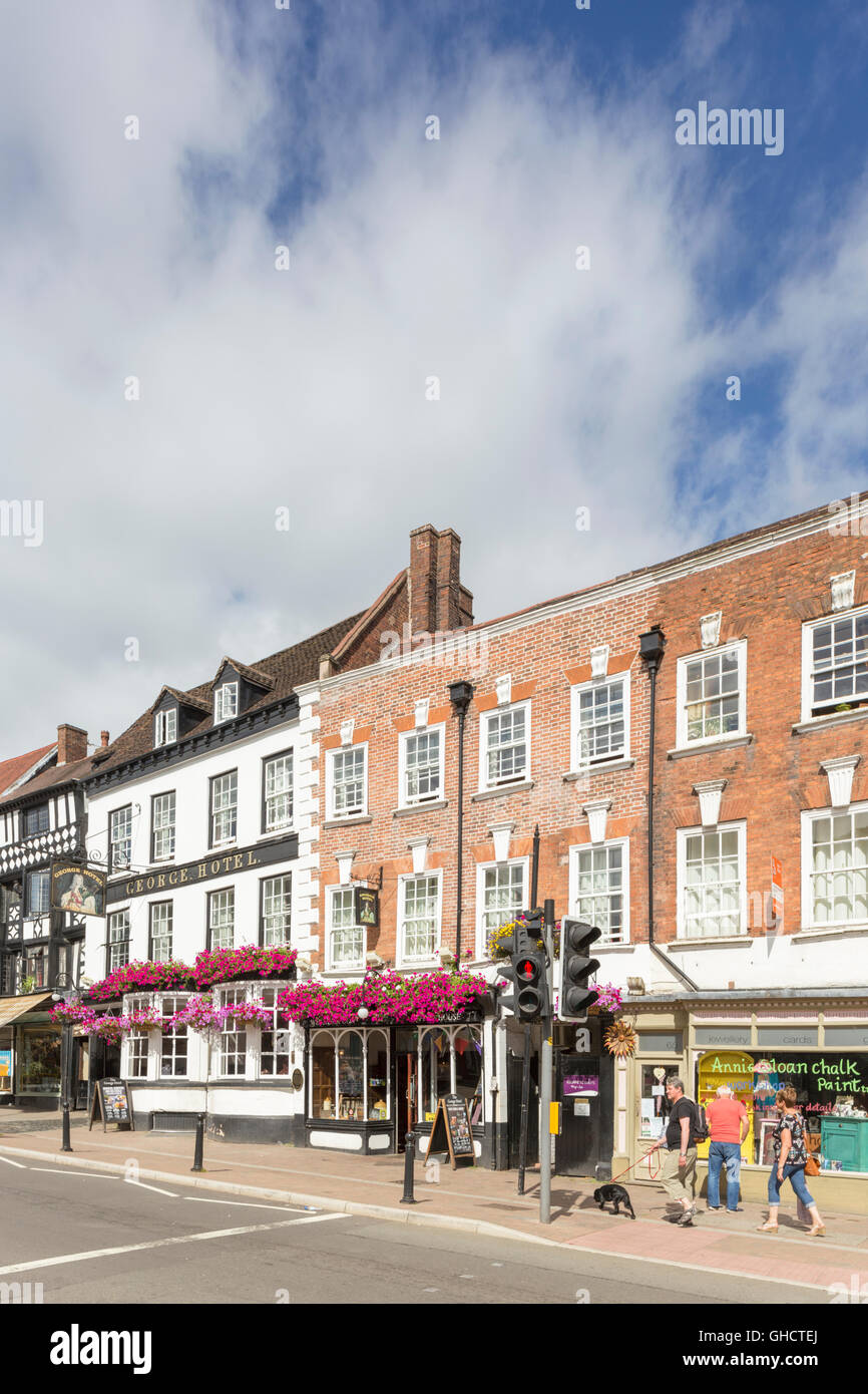 The riverside town of Bewdley, Worcestershire, England, UK Stock Photo ...