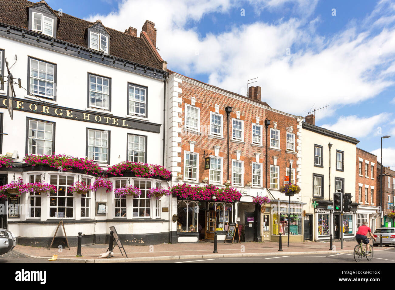 The riverside town of Bewdley, Worcestershire, England, UK Stock Photo ...