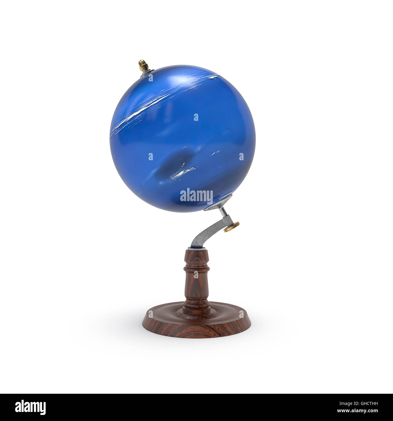 Globe map of neptune 3d rendering Stock Photo - Alamy