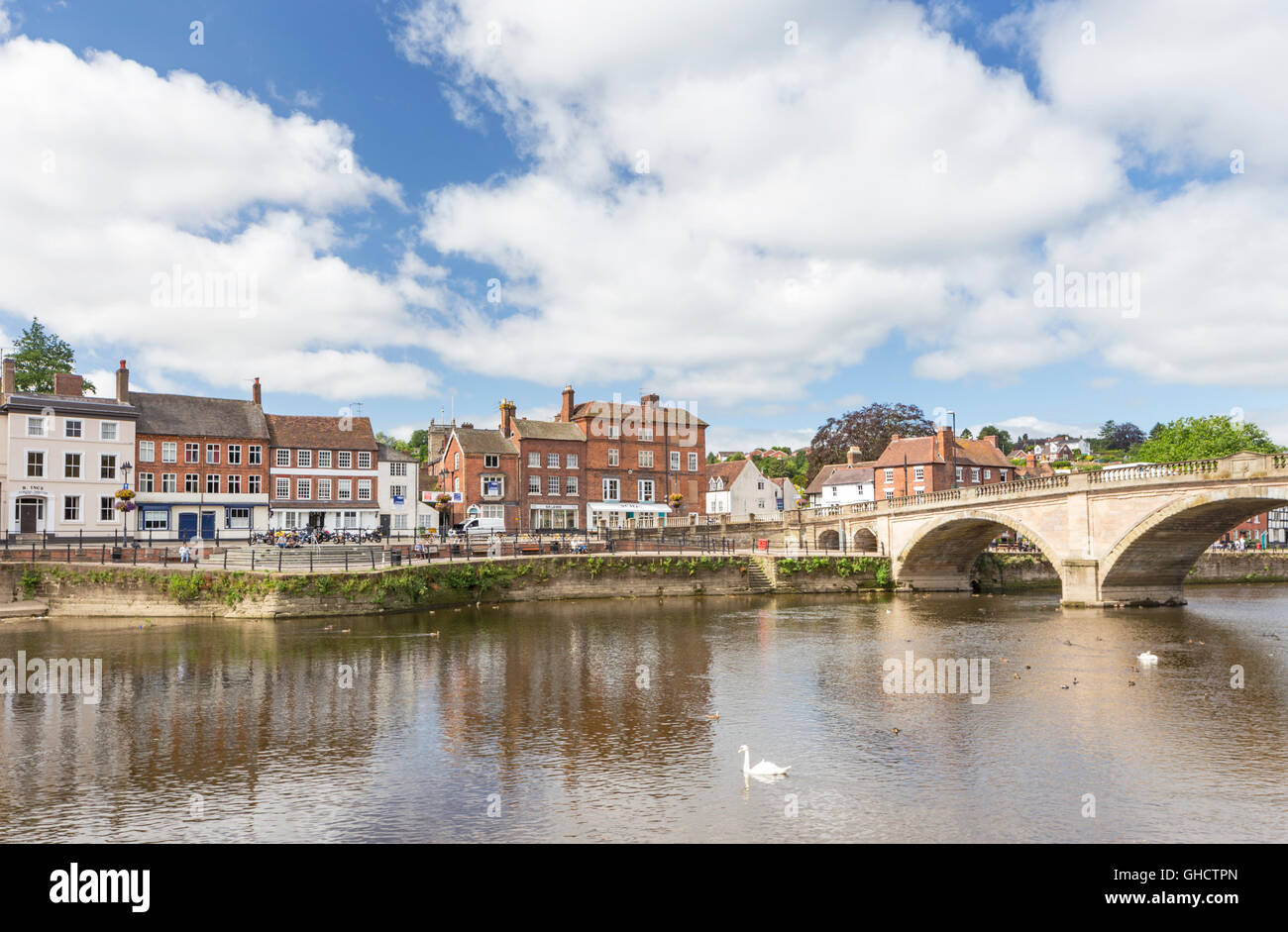 The riverside town of Bewdley, Worcestershire, England, UK Stock Photo ...