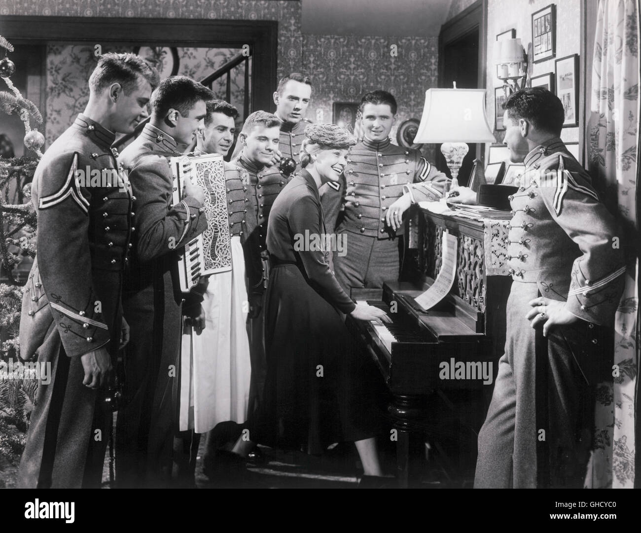 THE LONG GRAY LINE USA 1955 John Ford Scene with BETSY PALMER (Kitty ...