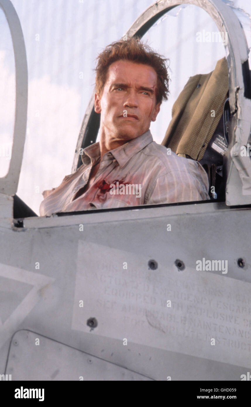 TRUE LIES USA 1994 James Cameron Harry Tasker (ARNOLD SCHWARZENEGGER ...