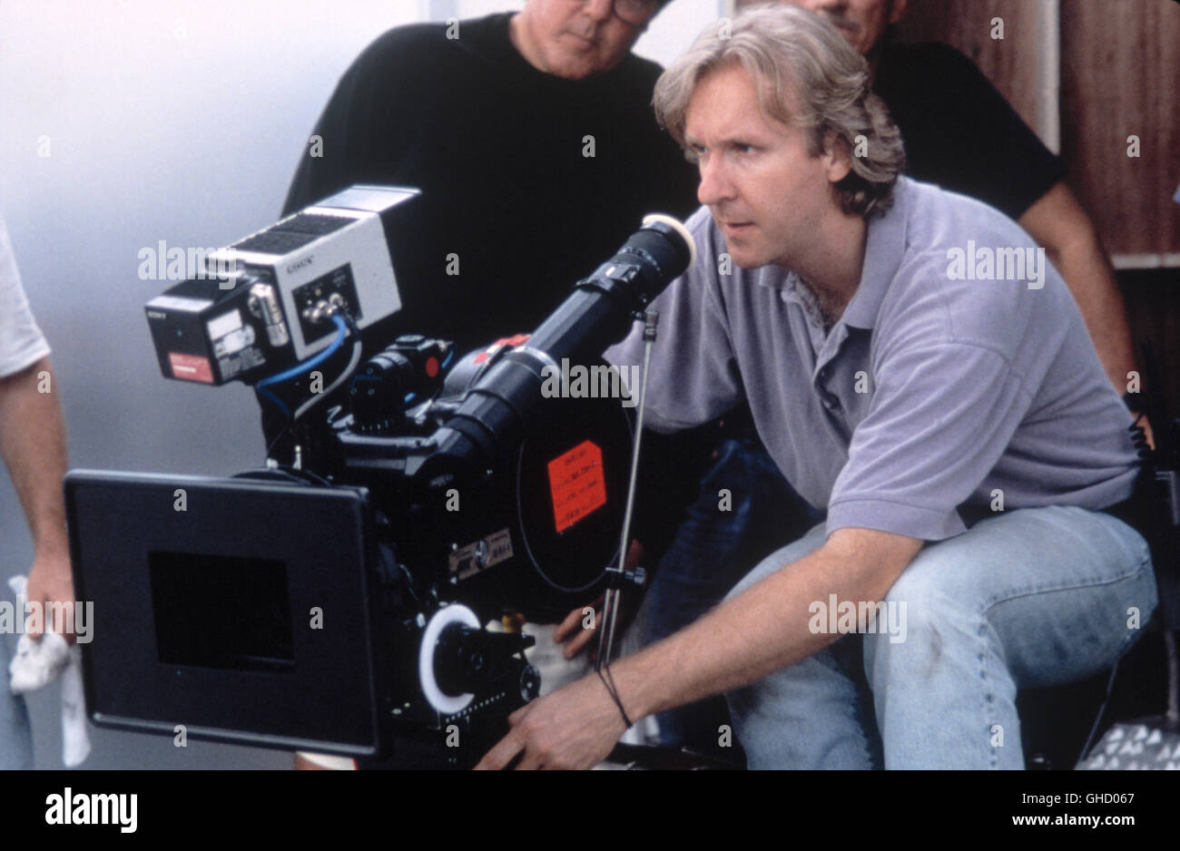 TRUE LIES USA 1994 James Cameron Director JAMES CAMERON on the Set ...