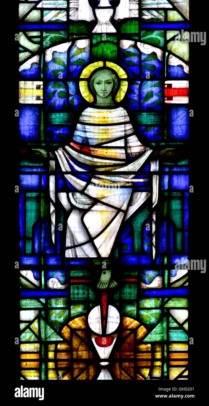 Canterbury, Kent, UK. Church of St Dunstan with Holy Cross. Stained ...