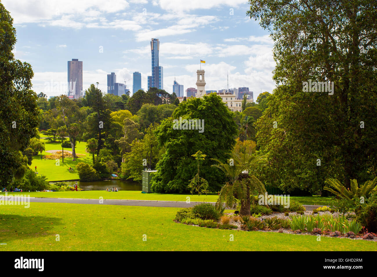 Royal botanic garden melbourne victoria hi-res stock photography and ...