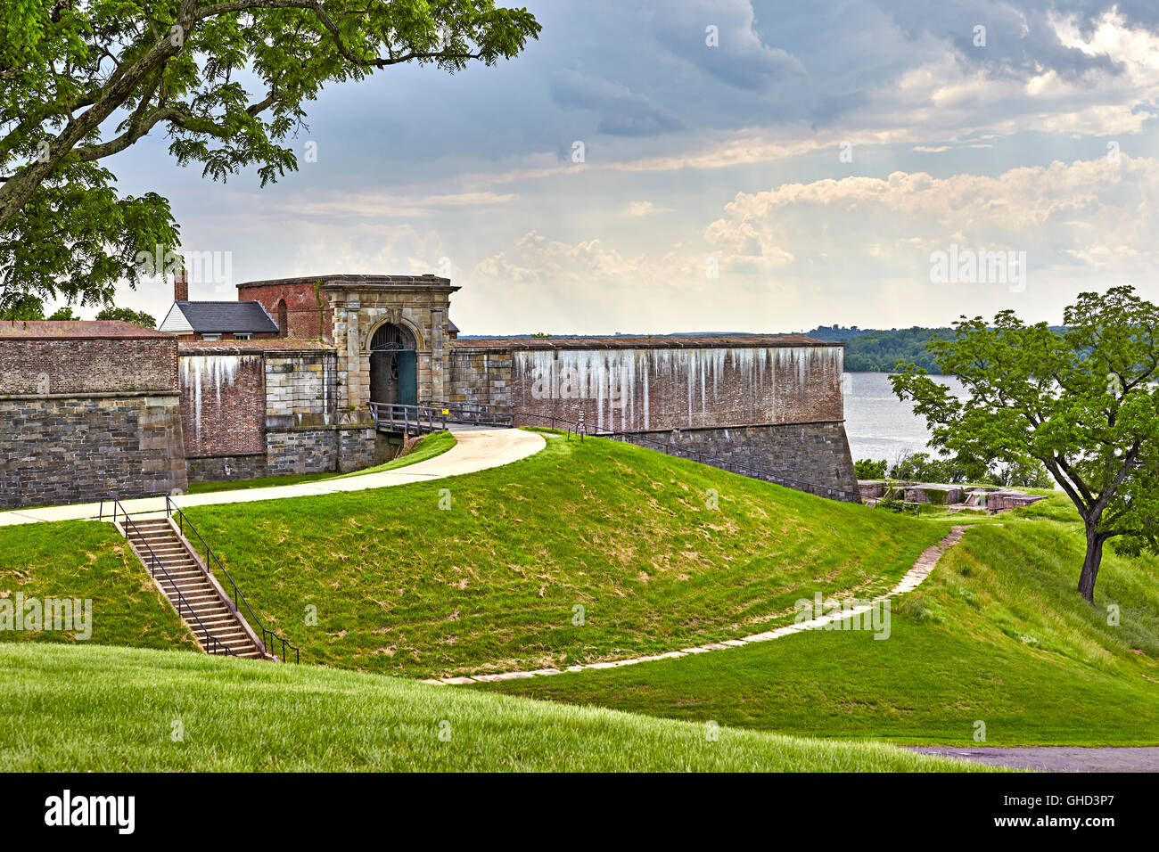 Military fort established in the 1800's to protect Washington DC ...