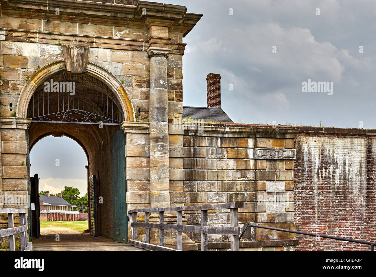 Military fort established in the 1800's to protect Washington DC ...