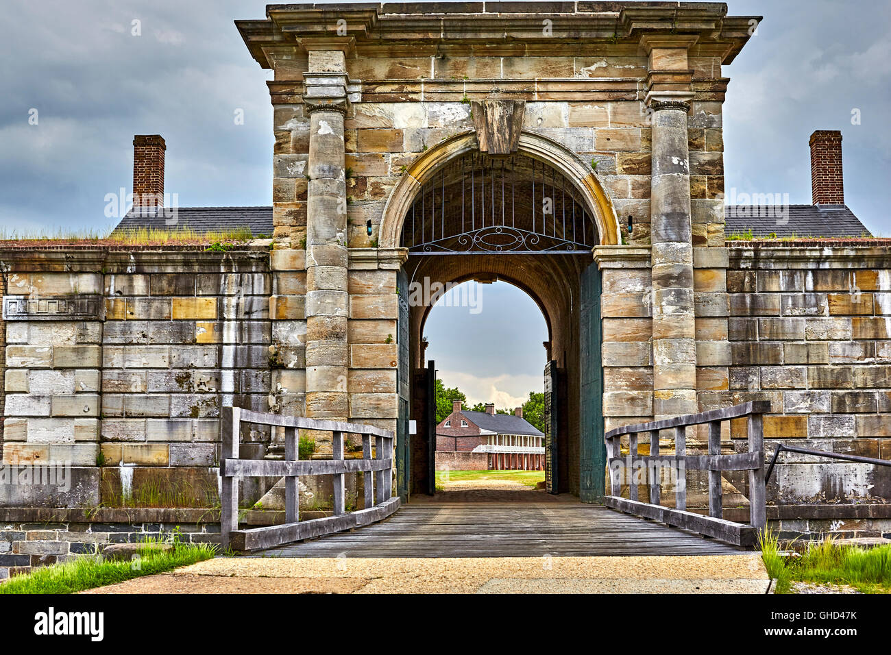 Military fort established in the 1800's to protect Washington DC ...