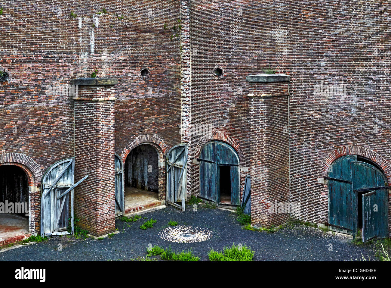 Mortar Battery inside Fort Washington, a Military fort established in ...