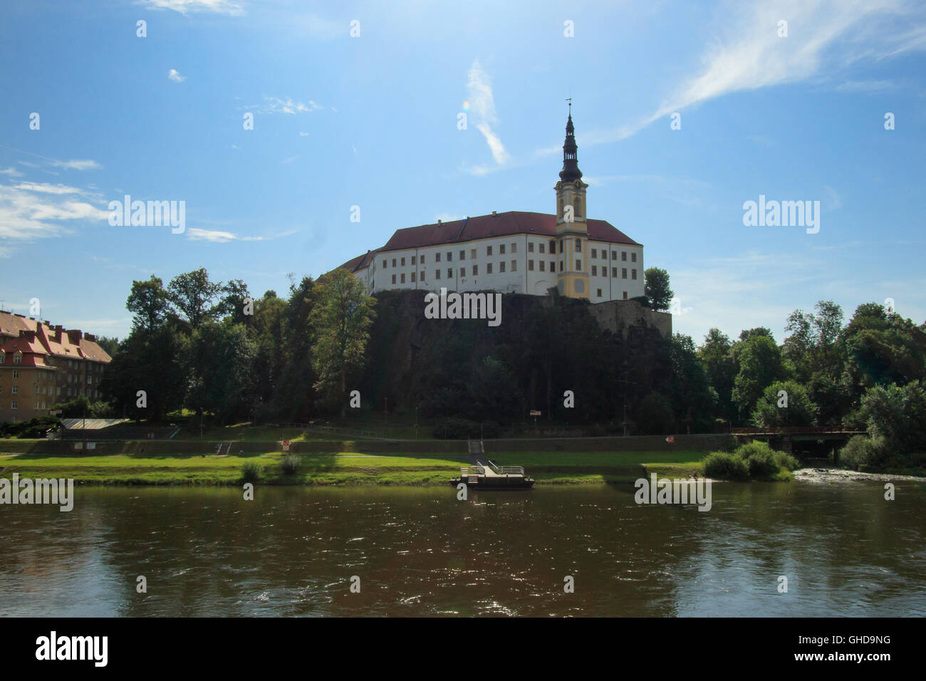 Decin Castle, castle in Czech Republic Stock Photo - Alamy