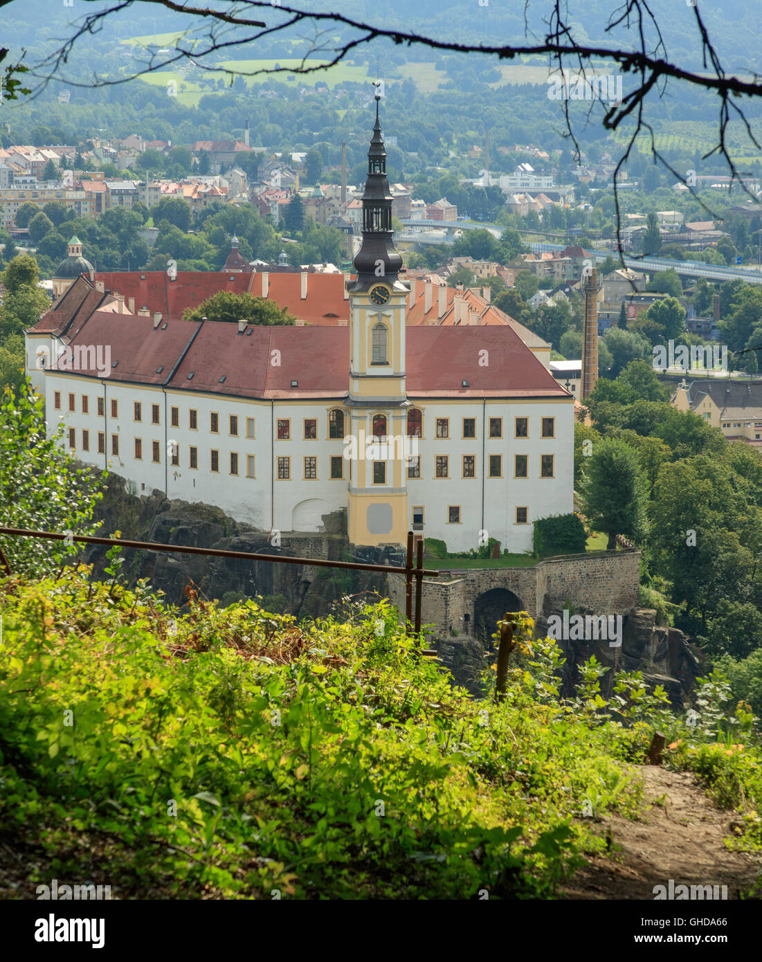 Decin Castle, castle in Czech Republic Stock Photo - Alamy