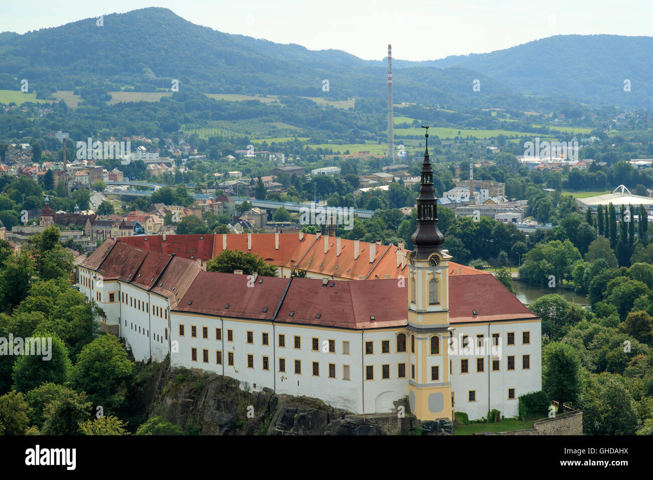 Decin Castle, castle in Czech Republic Stock Photo - Alamy