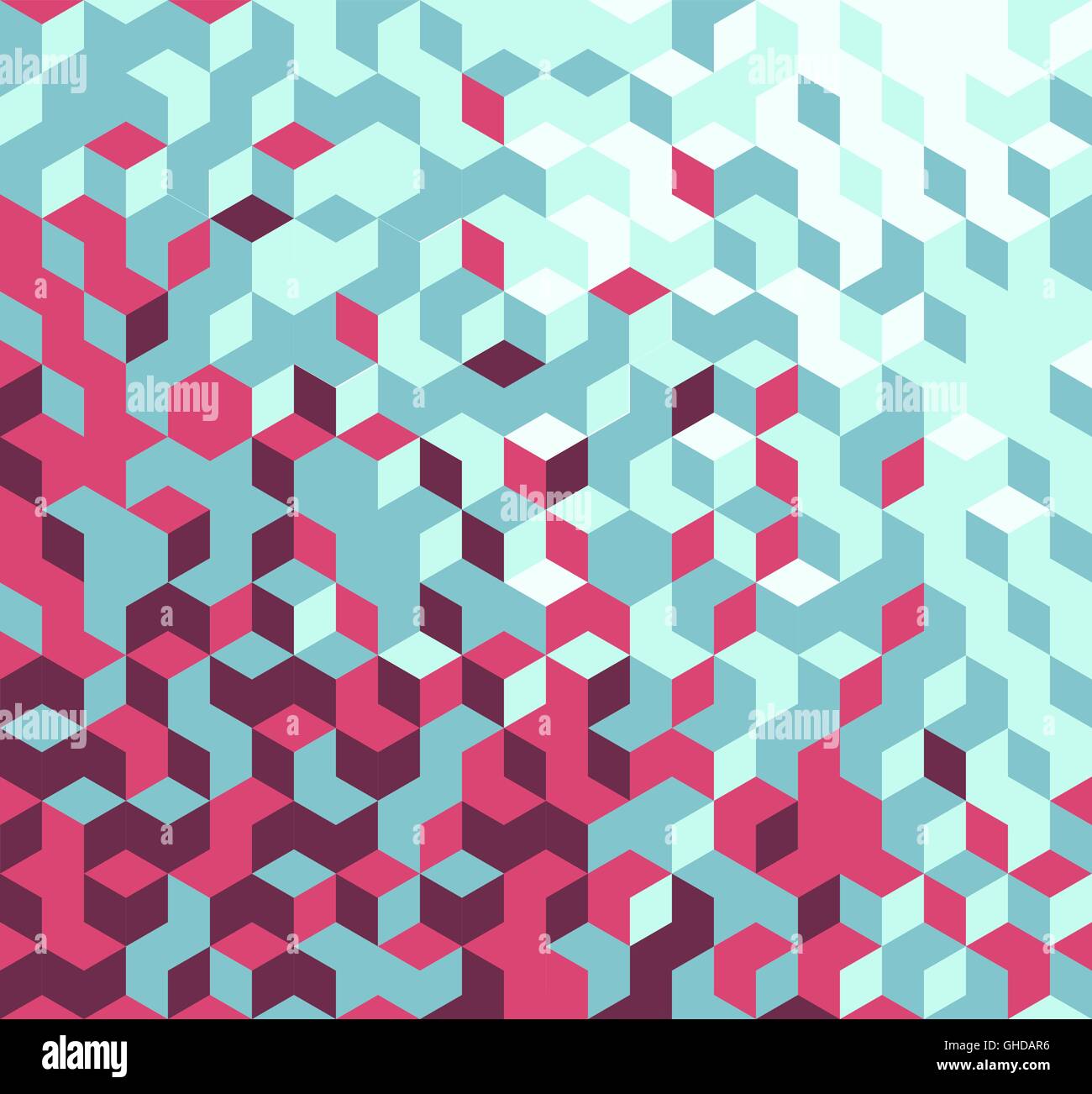 Simple blue 3d background Stock Vector Images - Alamy